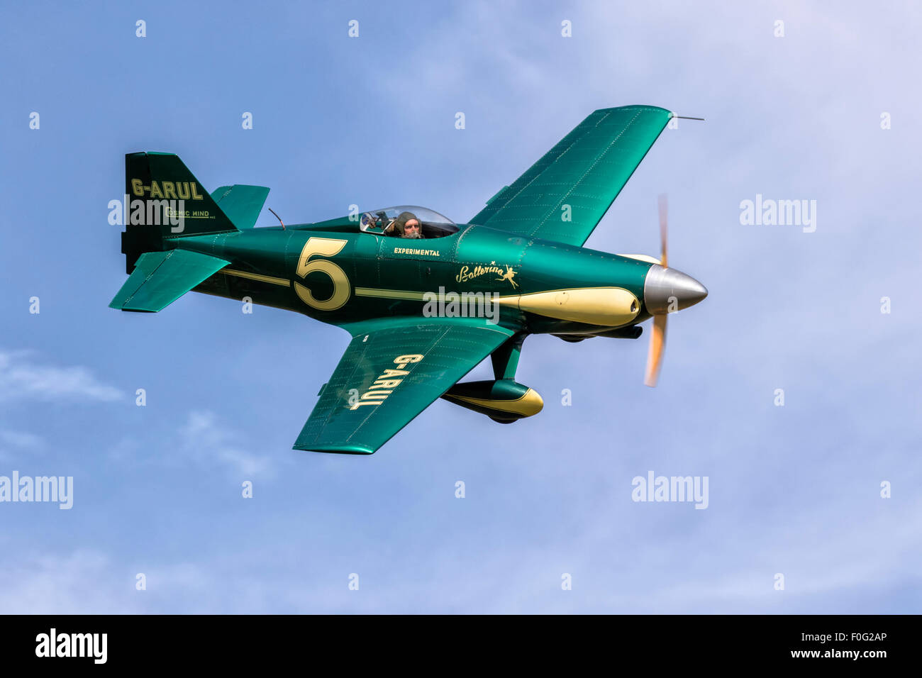 A classic US racing aircraft - The LeVier Cosmic wind Stock Photo - Alamy