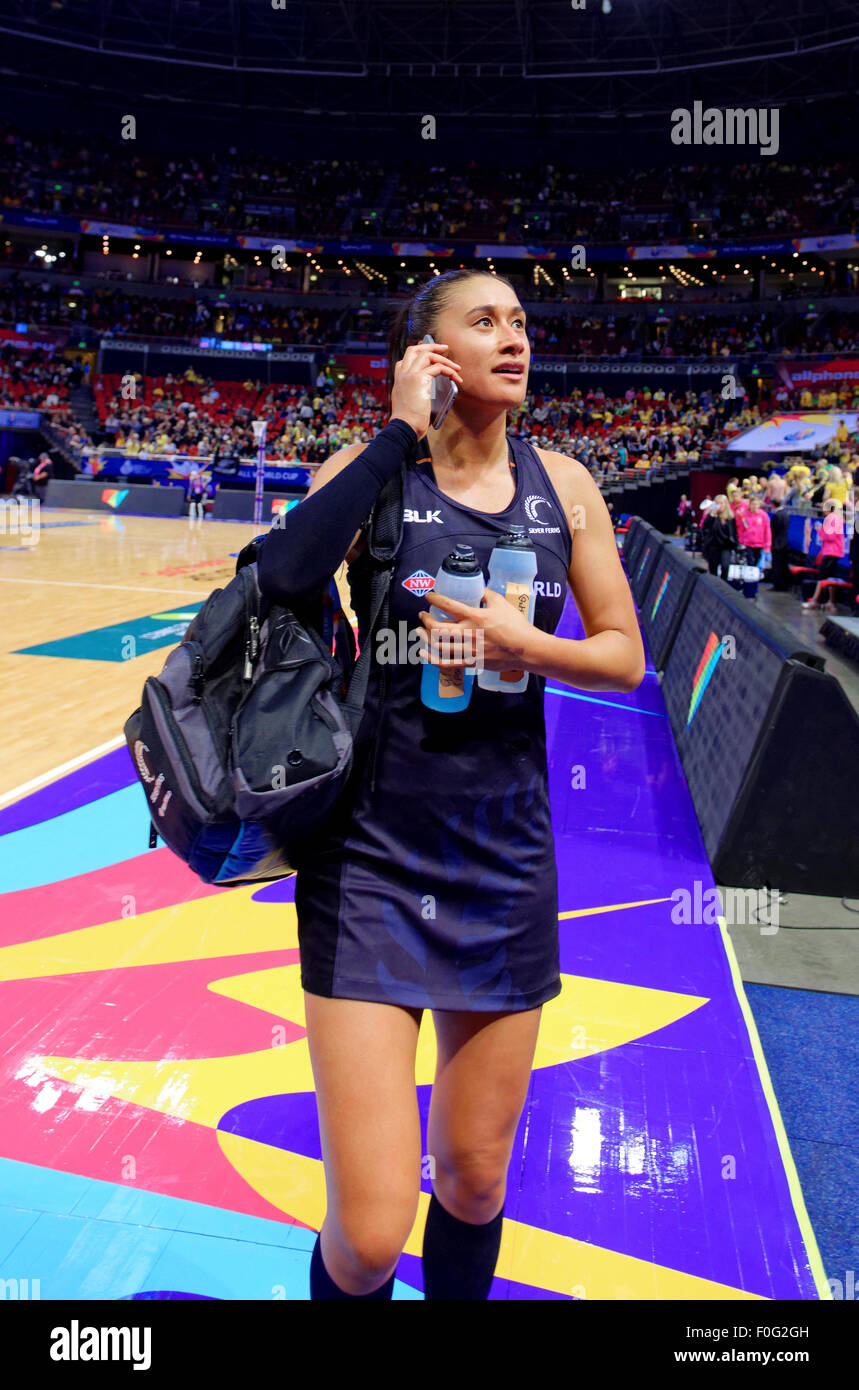 Sydney, Australia. 15th Aug, 2015. New Zealand Silver Ferns star Maria ...