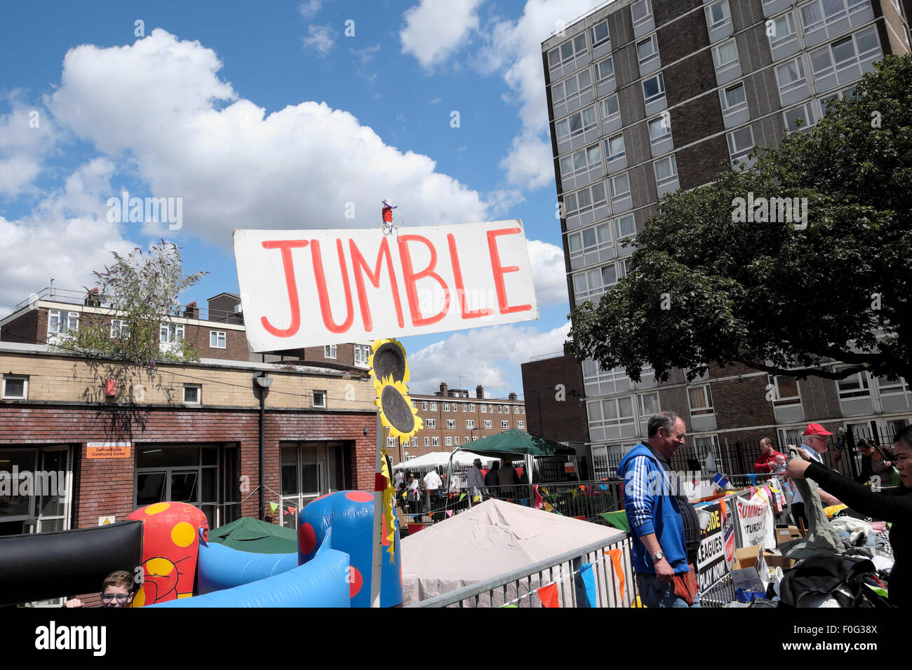 English British Jumble Sale London England High Resolution Stock ...