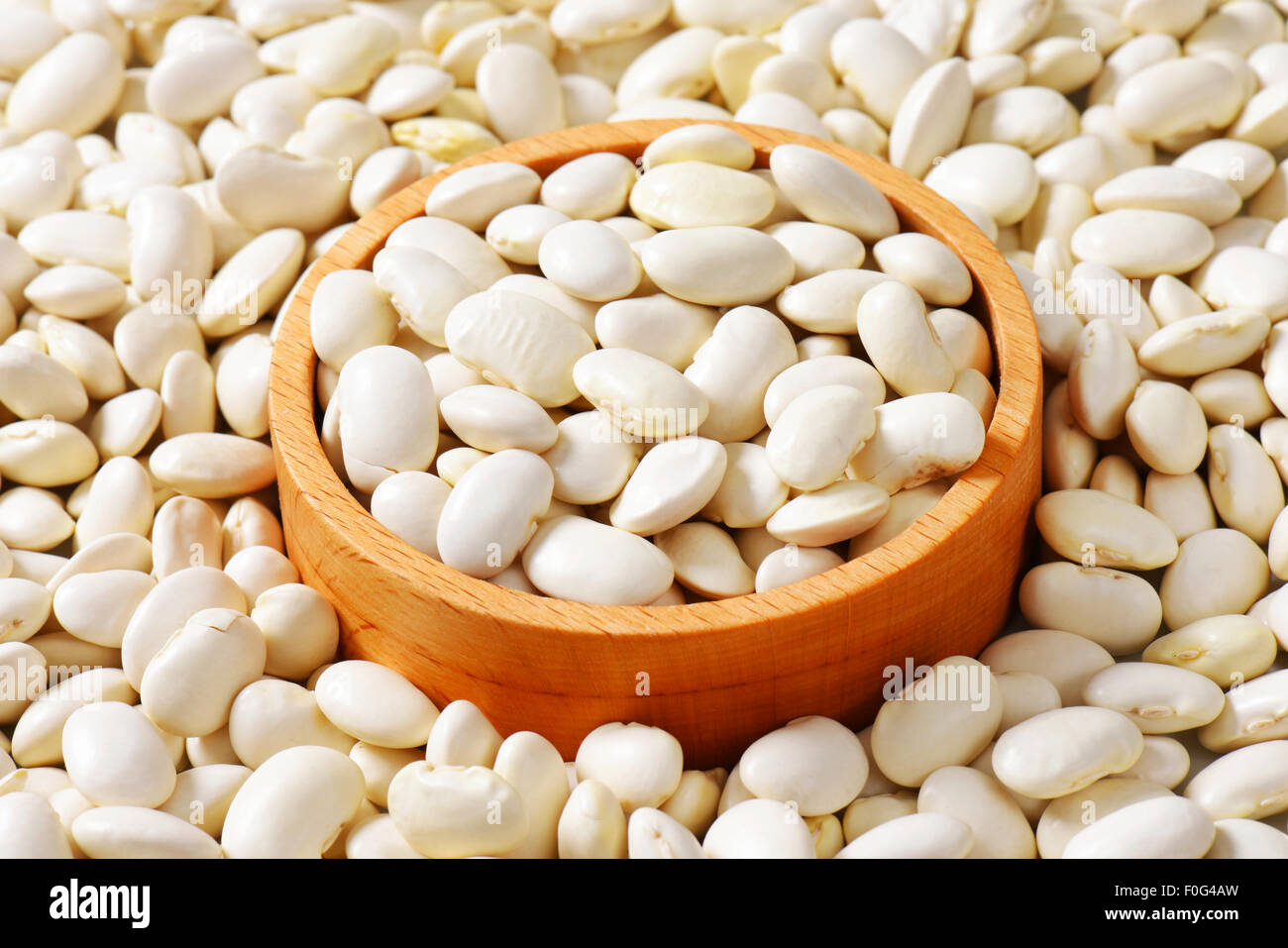 Bowl of raw Lima beans Stock Photo - Alamy