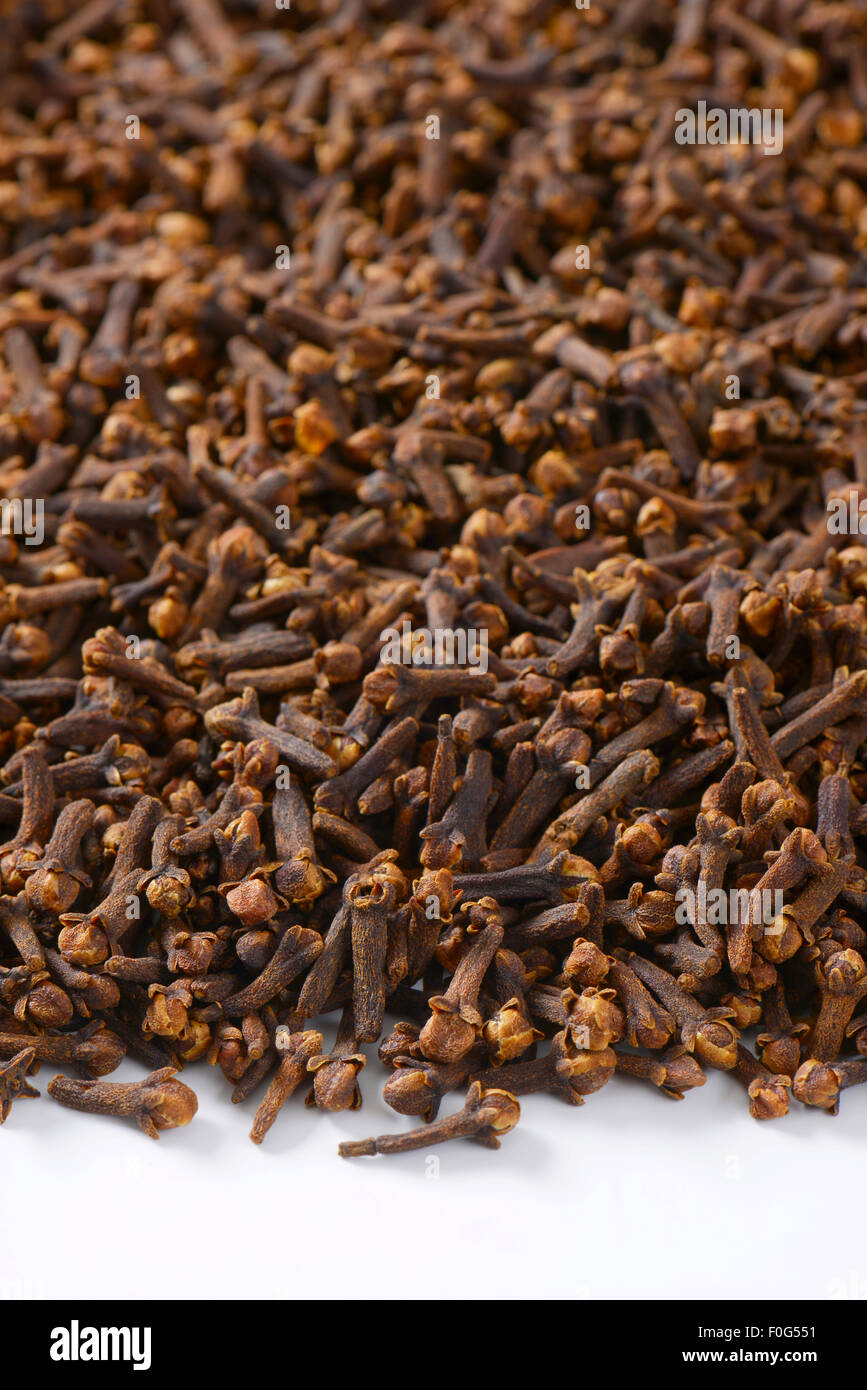 Full frame of dried cloves Stock Photo - Alamy