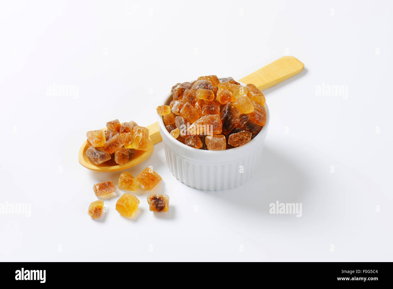 Brown rock sugar crystals with fine caramel flavor Stock Photo - Alamy