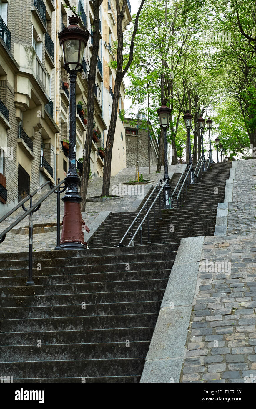 The Steps of Montmartre, Paris, France Stock Photo - Alamy