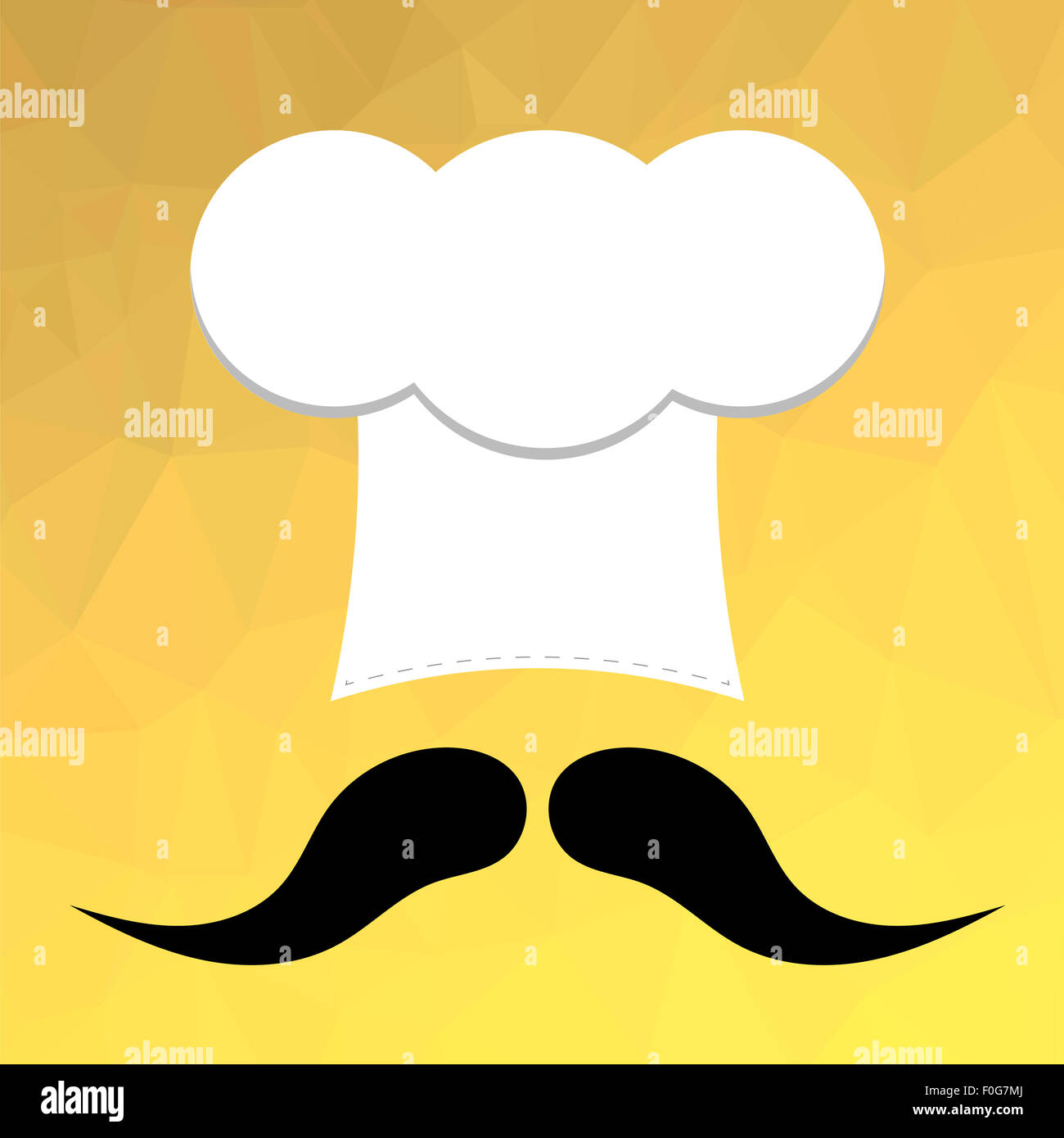 Chef Hat and Mustaches Stock Photo - Alamy