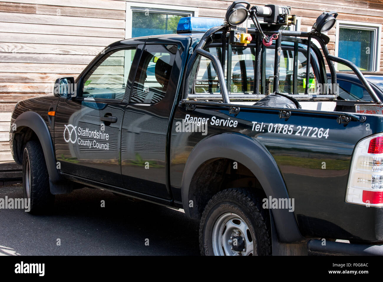 Cartoon Park Ranger Car