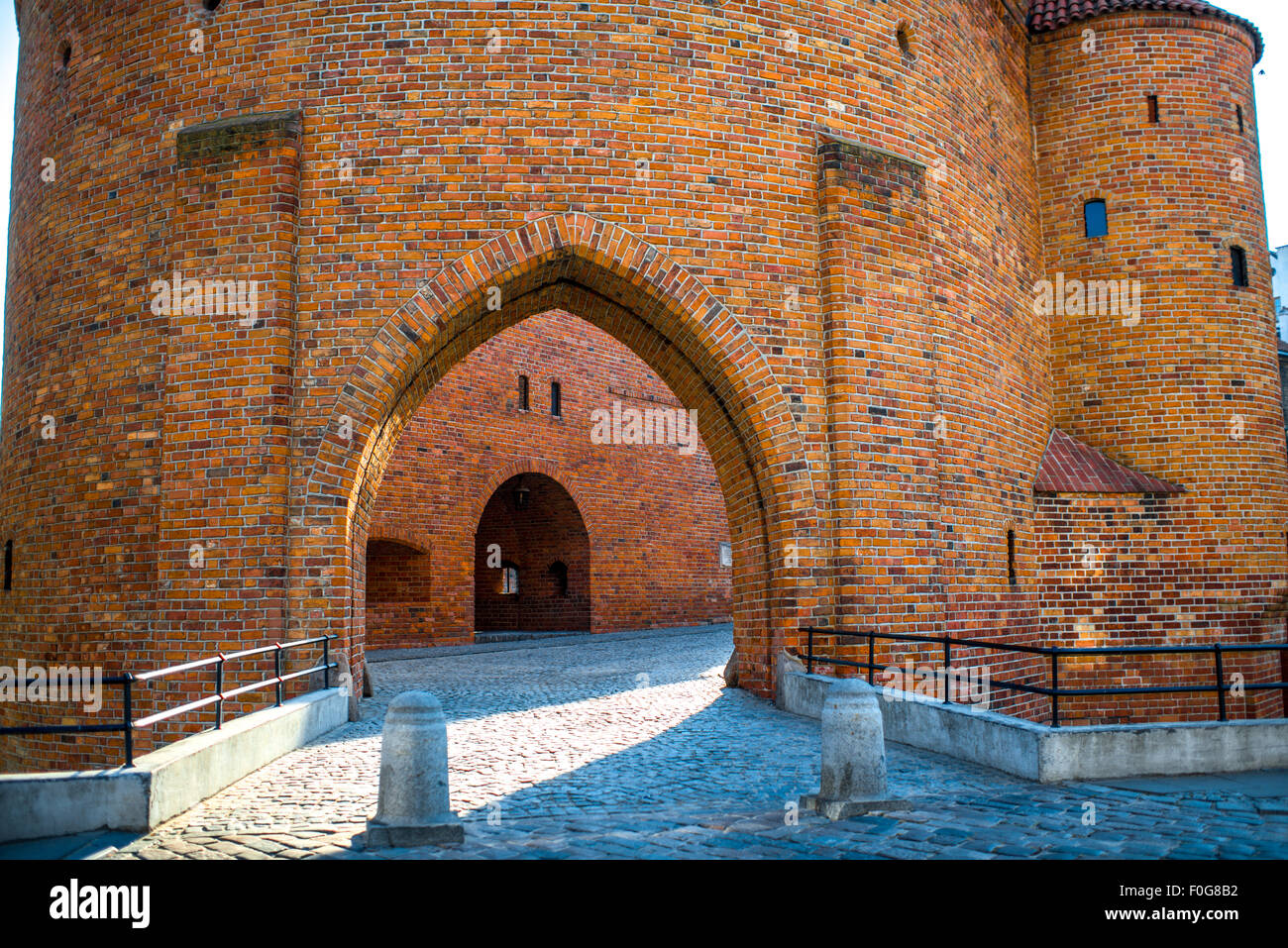 Barbican fortress in warsaw Stock Photo - Alamy