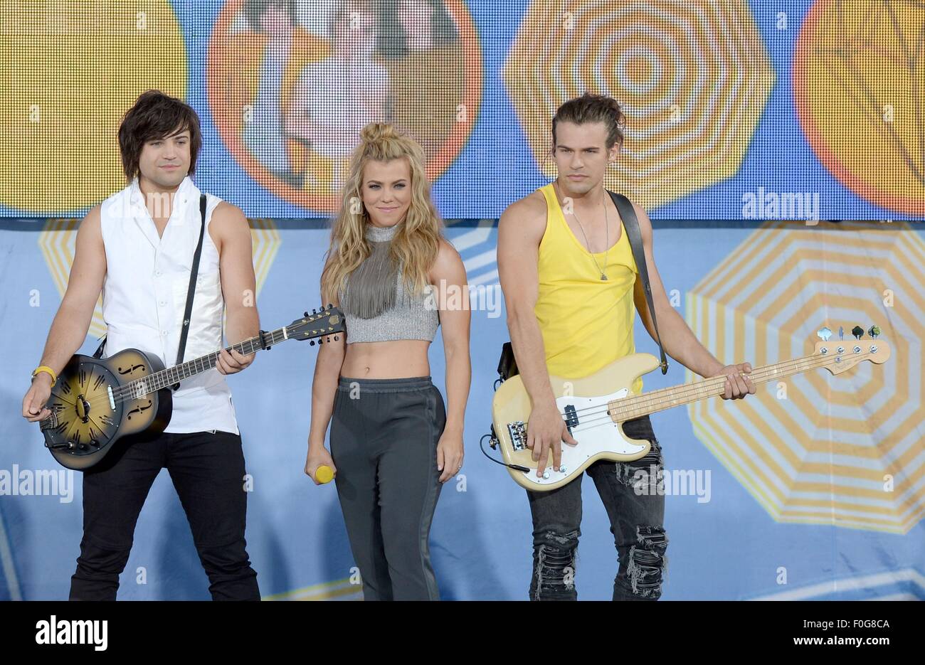 New York, NY, USA. 14th Aug, 2015. The Band Perry, Reid Perry, Kimberly ...