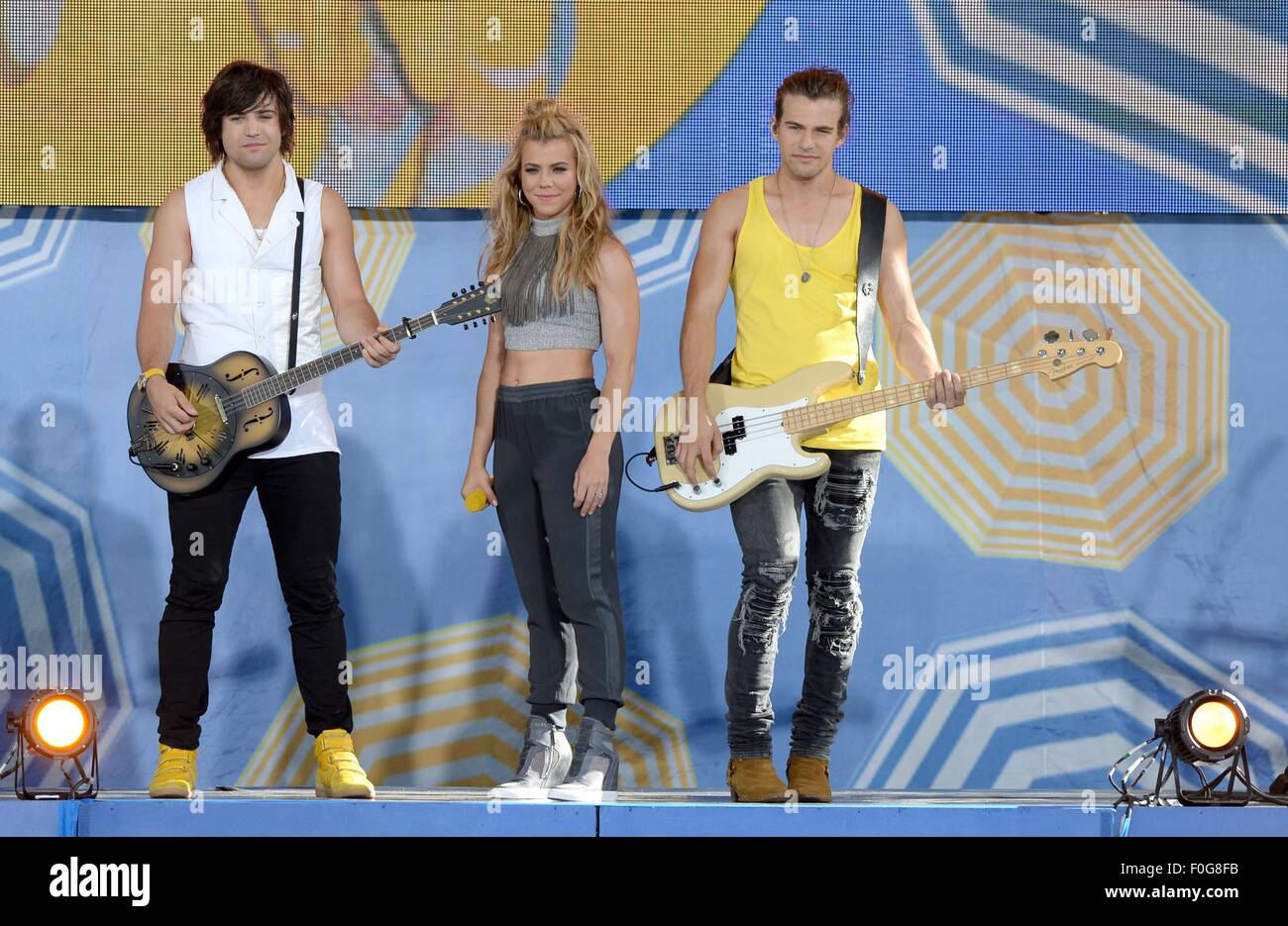 New York, NY, USA. 14th Aug, 2015. The Band Perry, Reid Perry, Kimberly ...