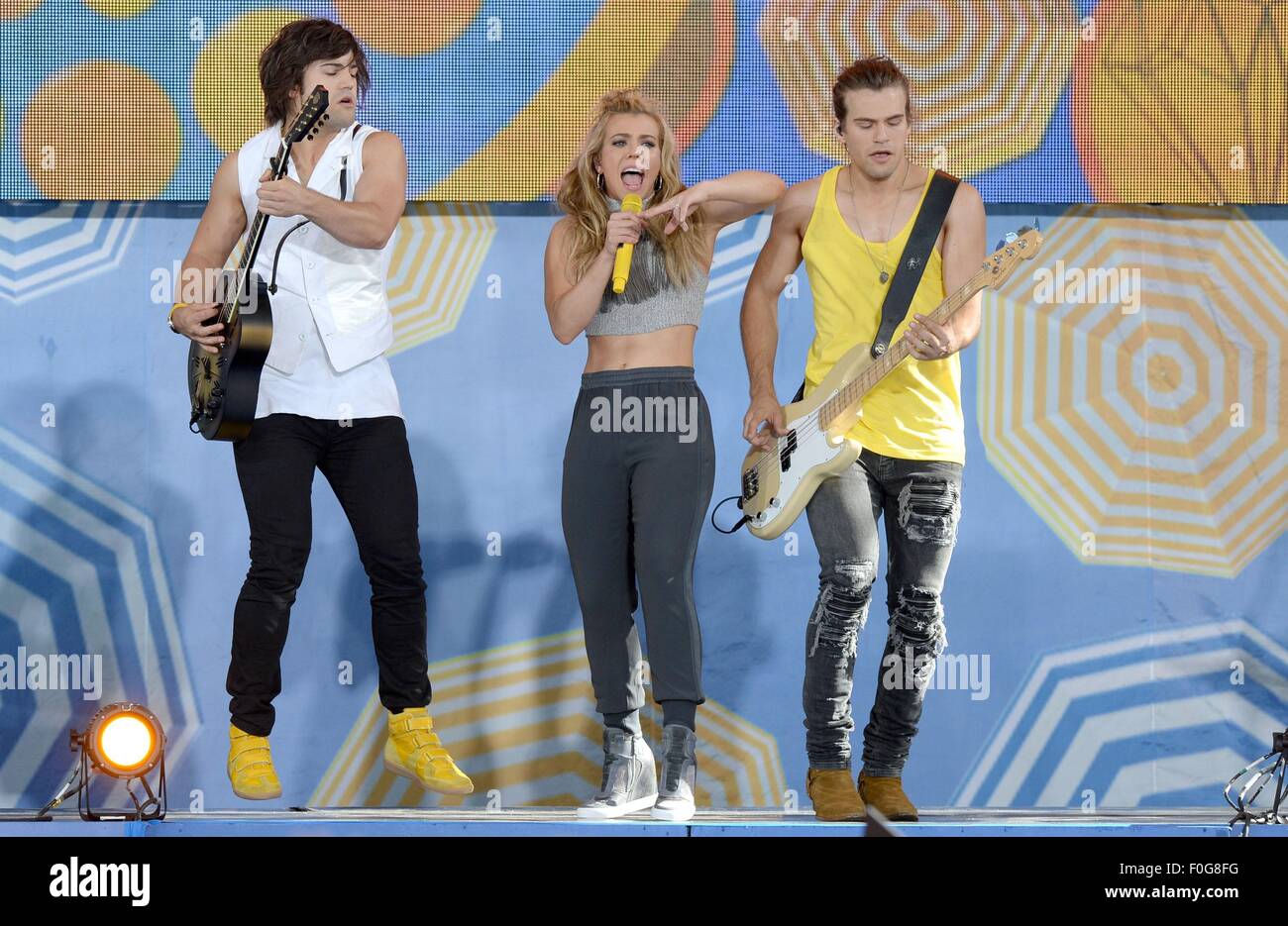 New York, NY, USA. 14th Aug, 2015. The Band Perry, Reid Perry, Kimberly ...