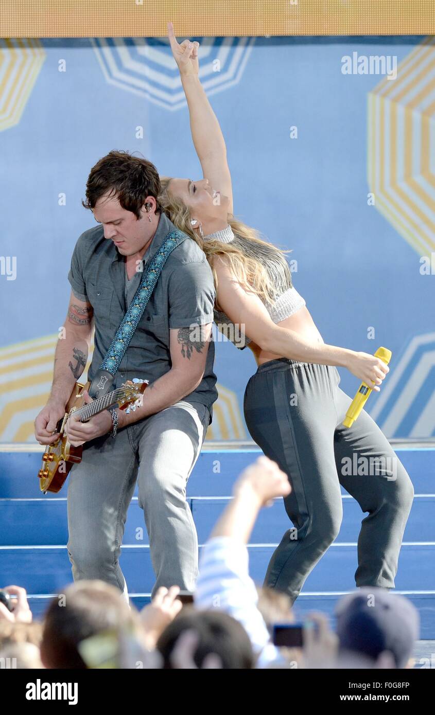 New York, NY, USA. 14th Aug, 2015. The Band Perry, Kimberly Perry on ...