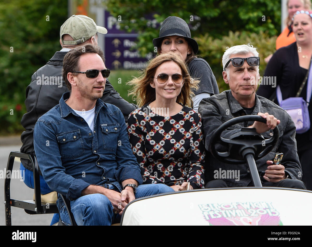 Isle of Wight Festival - Day 4 - Celebrity Sightings Featuring: Geri ...