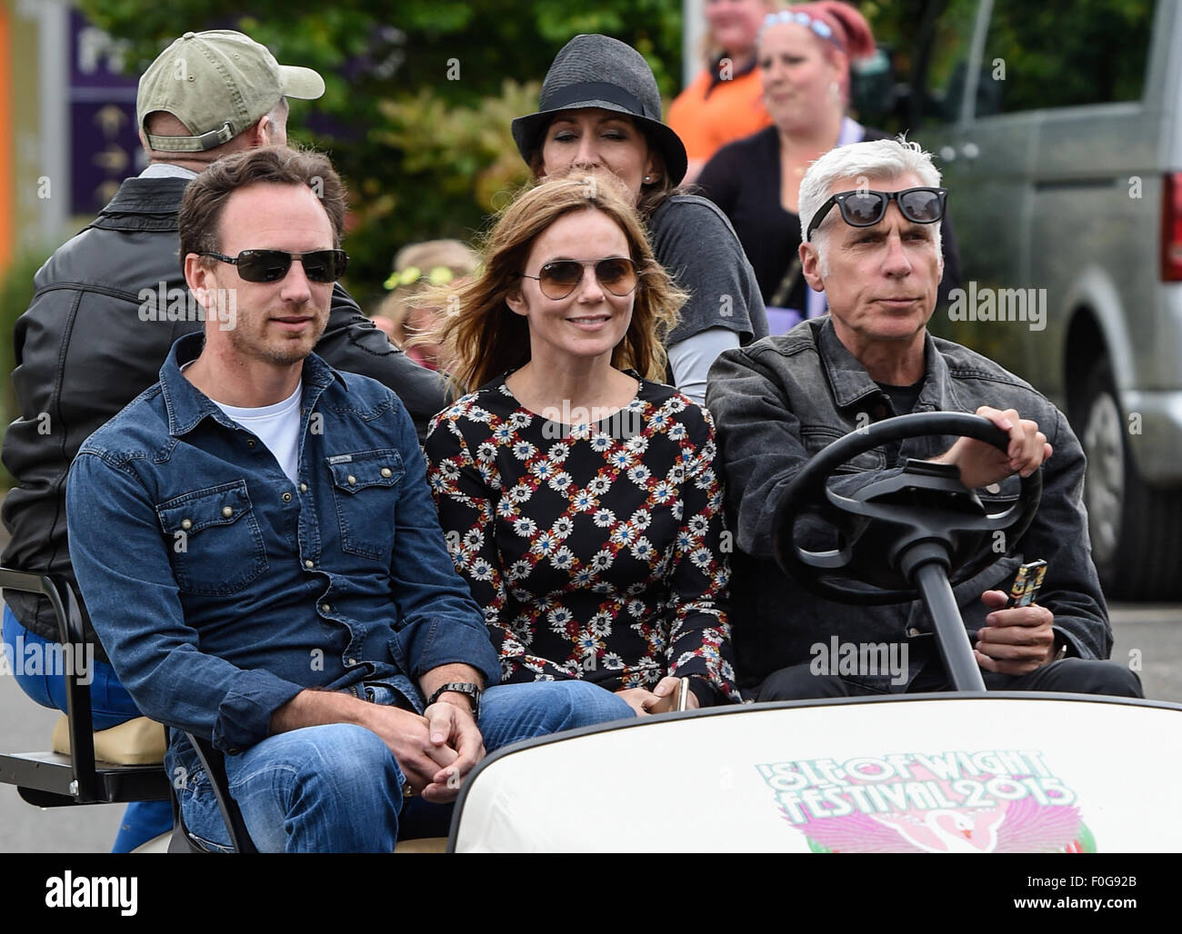 Isle of Wight Festival - Day 4 - Celebrity Sightings Featuring: Geri ...