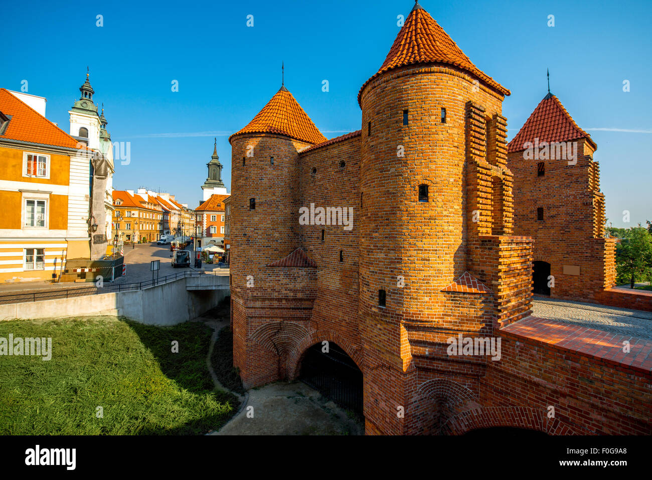 Barbican medieval fortification in poland hi-res stock photography and ...