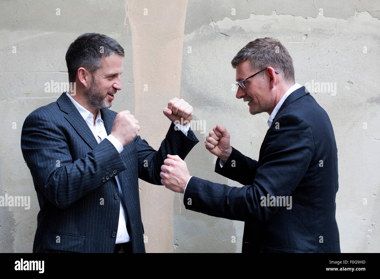 Fight men businessmen hi-res stock photography and images - Alamy