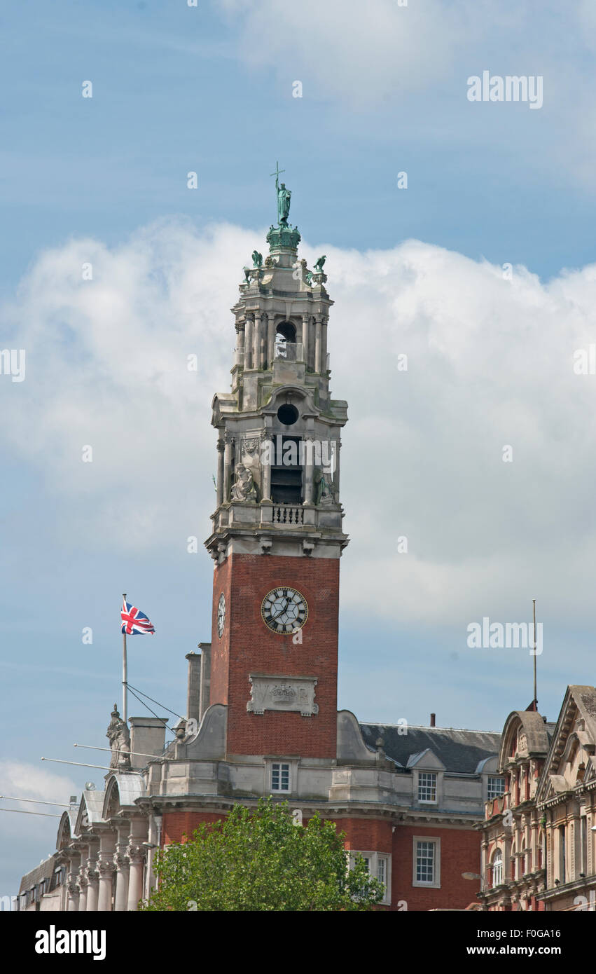 Colchester, Town Hall Tower, High Street, Essex Stock Photo - Alamy