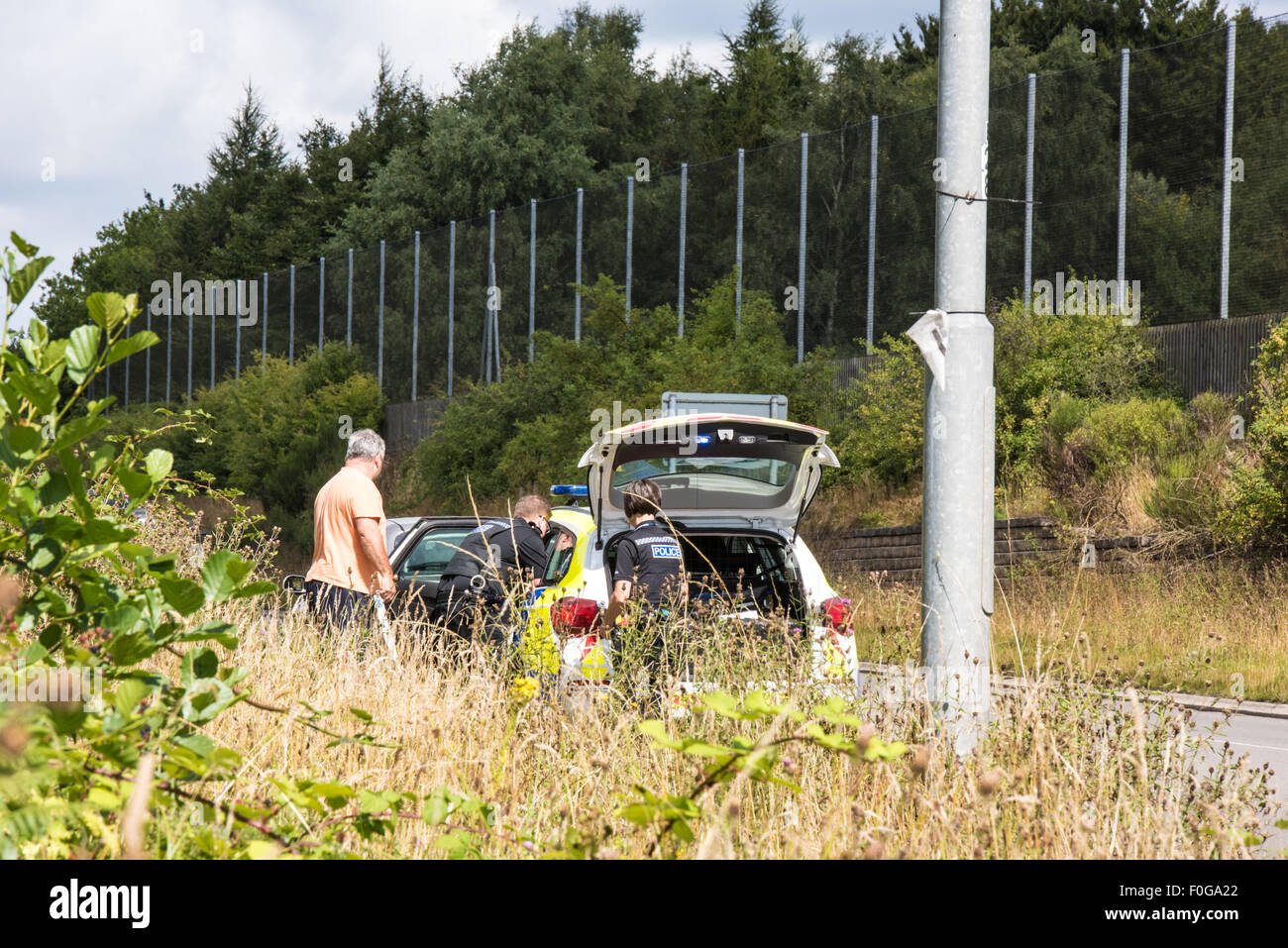 Police pull over car hi-res stock photography and images - Alamy
