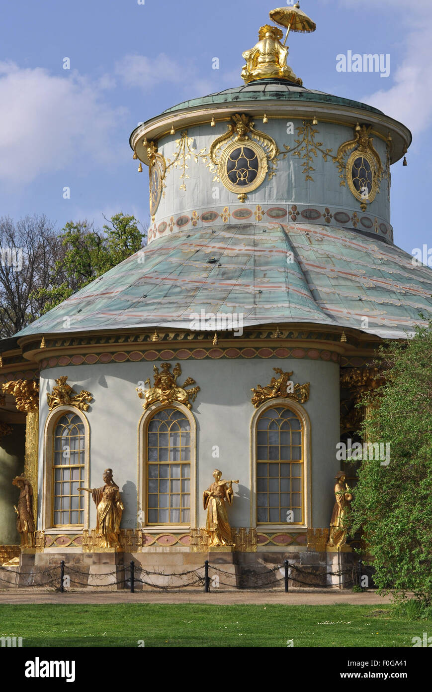 Chinese House, Potsdam Sanssouci, 18th century, Brandenburg, Germany ...