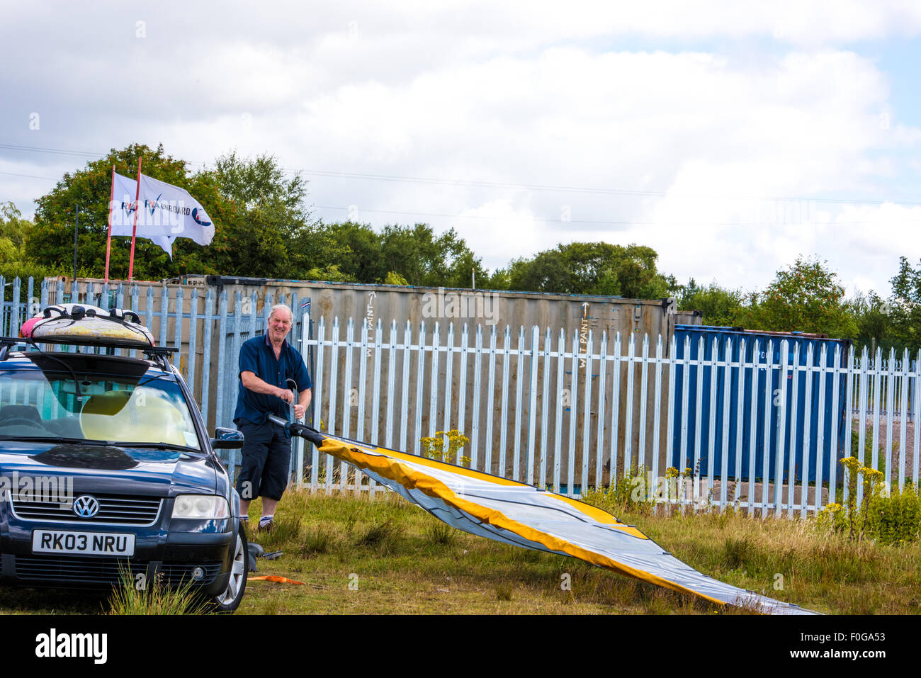 People sailing on the Reservoir at Chasewater Country Park lichfield ...