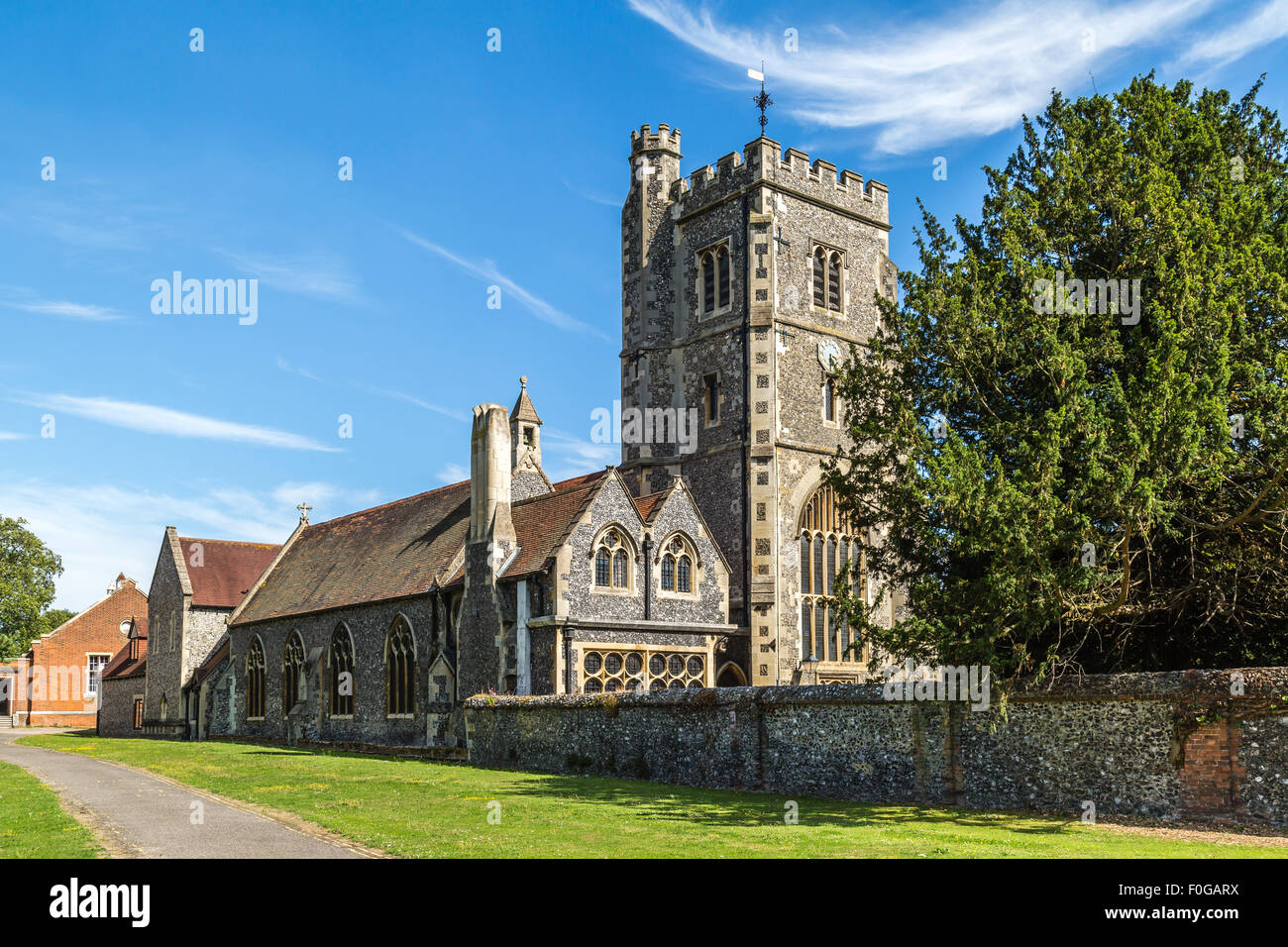 St marys church beddington surrey hi-res stock photography and images ...