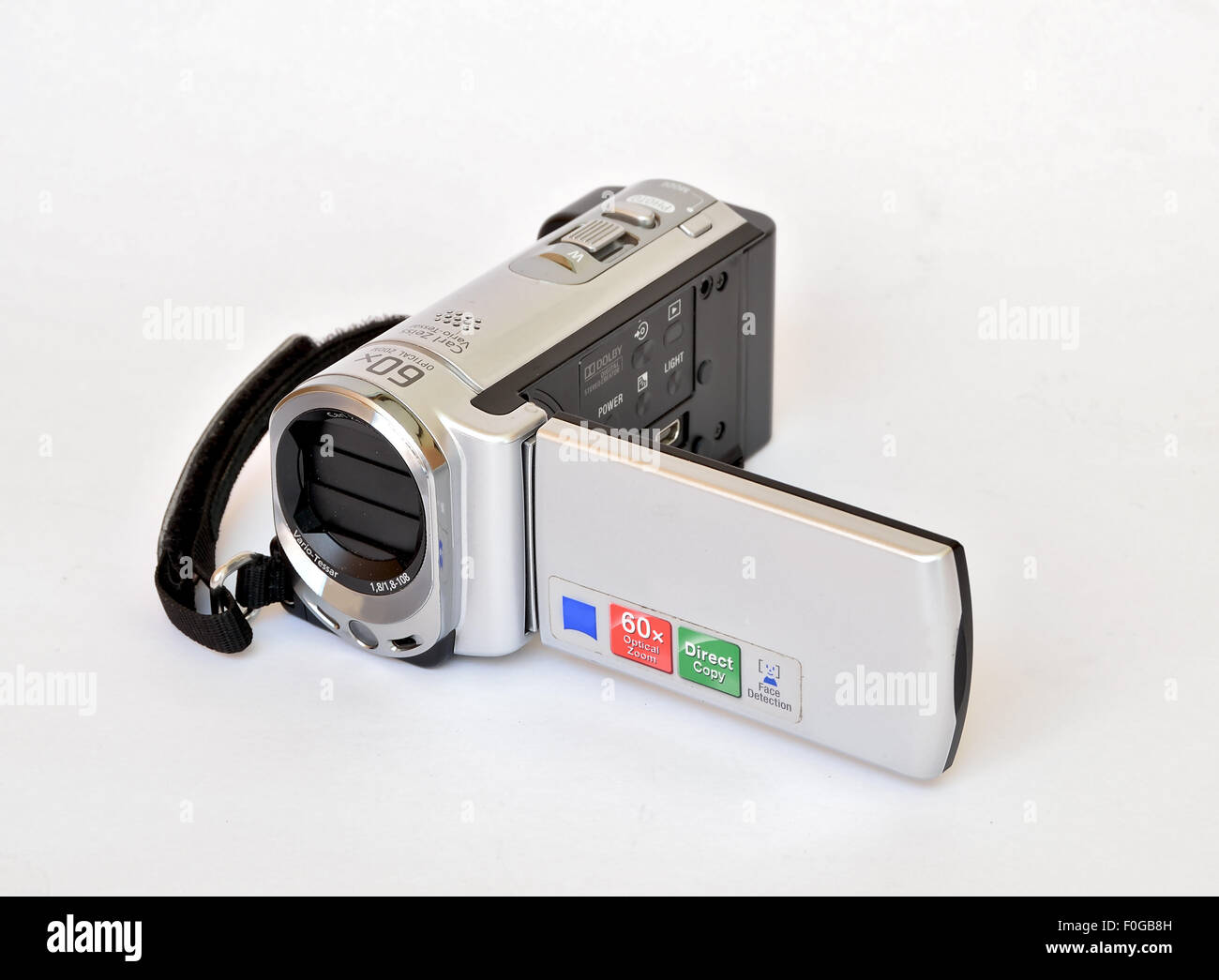 Mini camcorder on white Stock Photo - Alamy
