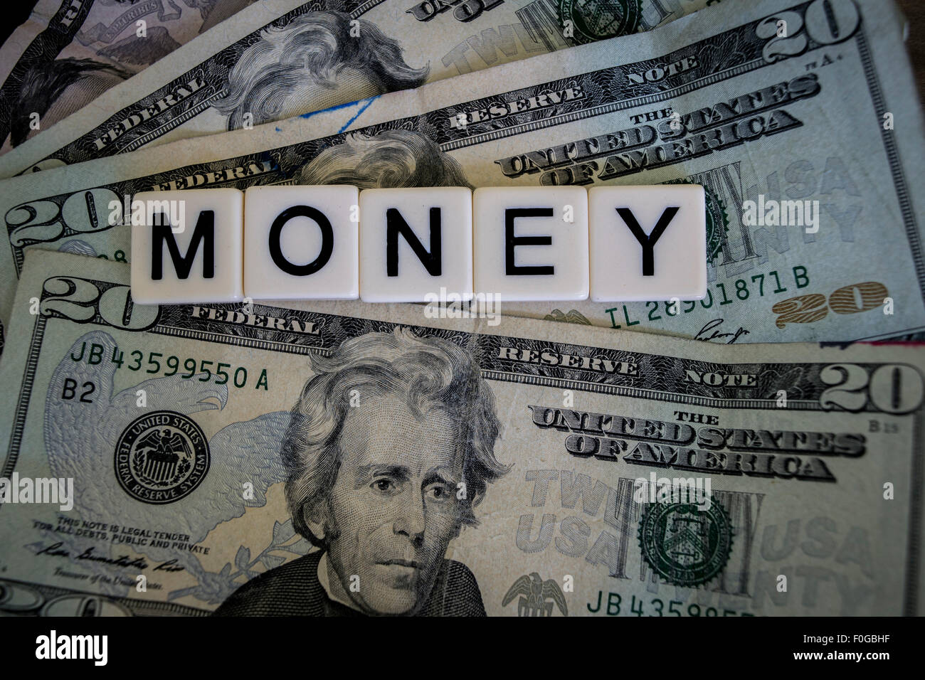 Cash money still life Stock Photo - Alamy