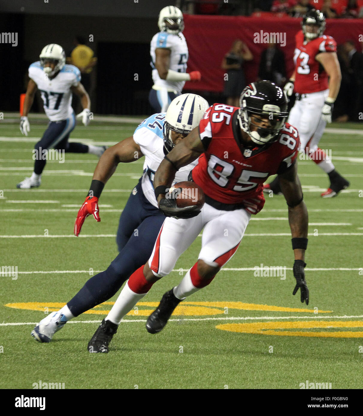Atlanta, Georgia, USA. 14th Aug, 2015. Atlanta Falcons wide receiver ...