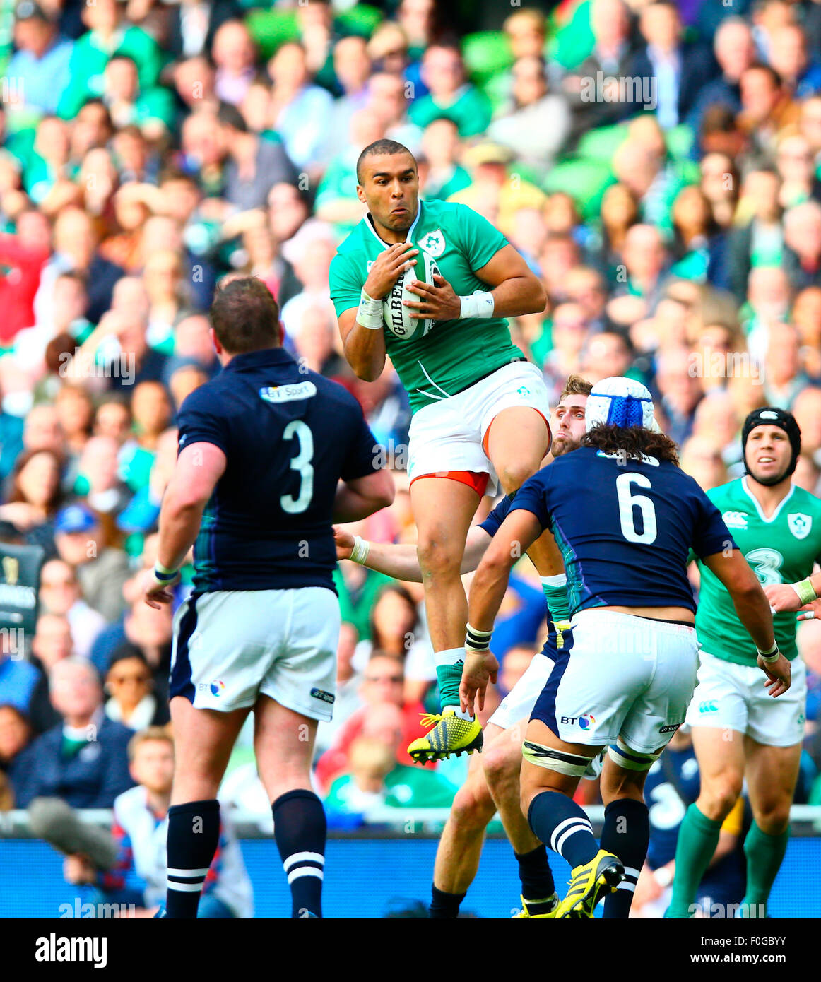 Dublin, Ireland. 15th Aug, 2015. Guinness Summer Series 2015. Ireland ...