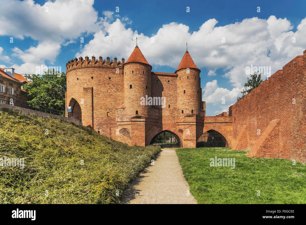 The Barbican is the gateway to the old town and integrated into the ...