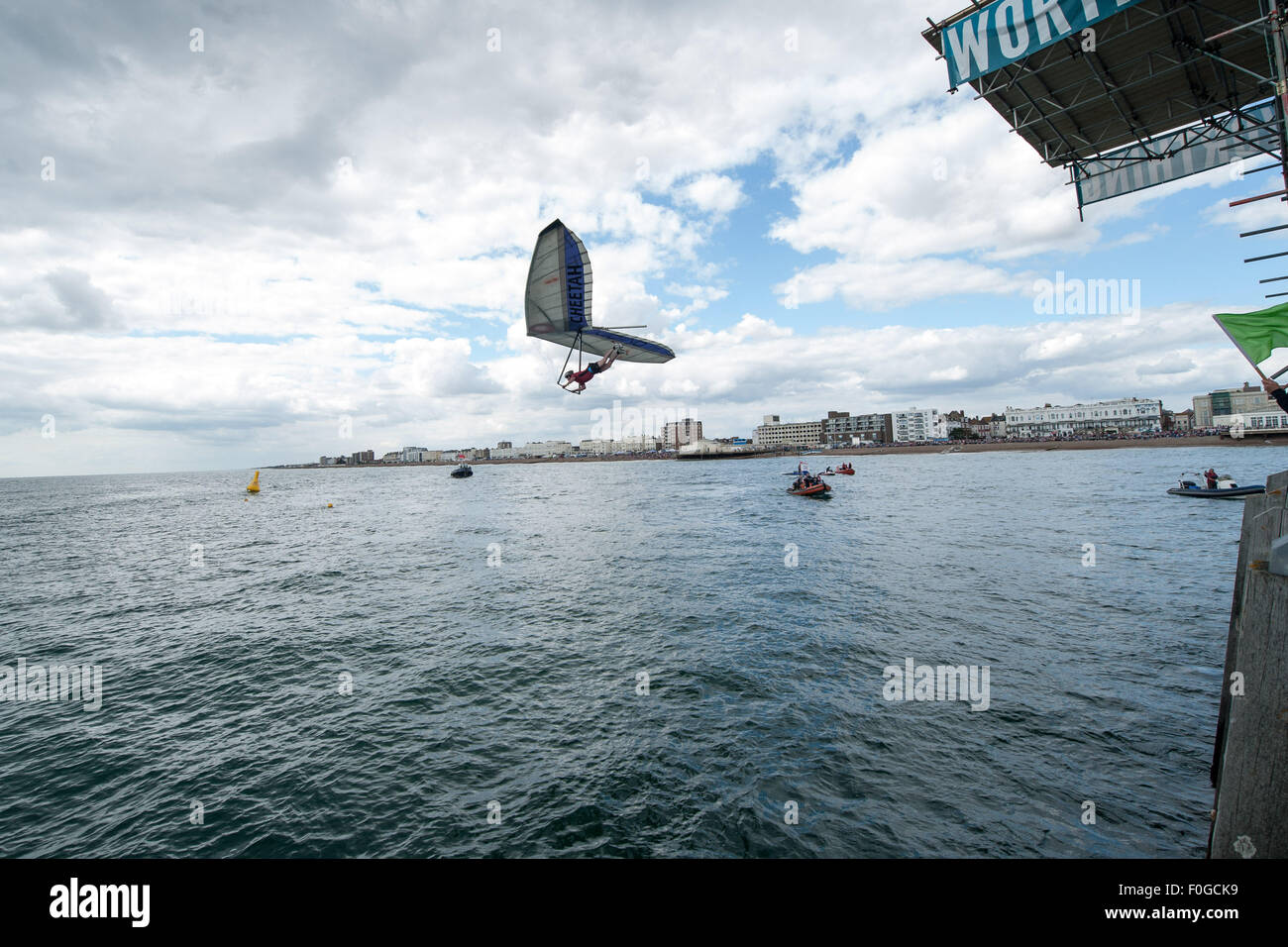 Worthing, UK. 15th Aug, 2015. Kevin Smith [Condor Class]. The Worthing ...