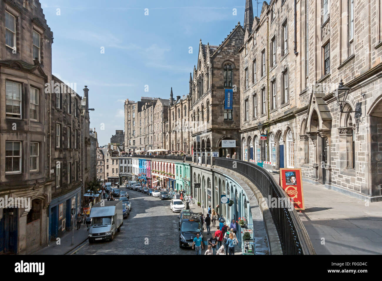 Victoria Terrace Edinburgh High Resolution Stock Photography and Images ...