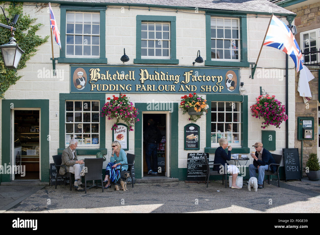 Bakewell Pudding Factory Stock Photo - Alamy