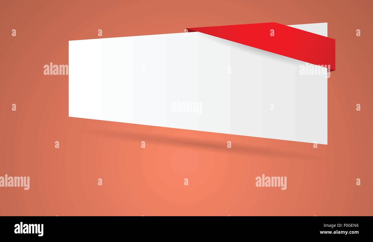 abstract blank banner vector illustration Stock Vector Image & Art - Alamy