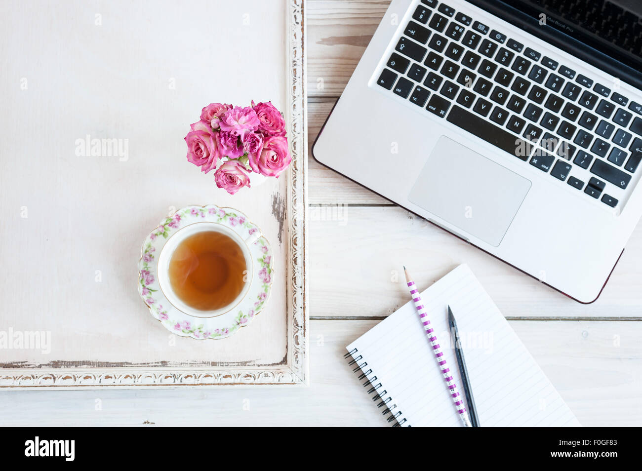 Pen notebook laptop pencil hi-res stock photography and images - Alamy