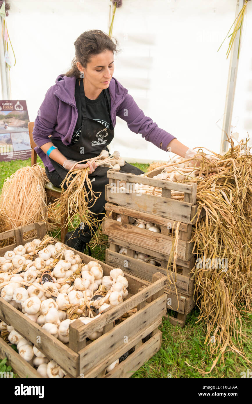 Garlic festival isle of wight hi-res stock photography and images - Alamy