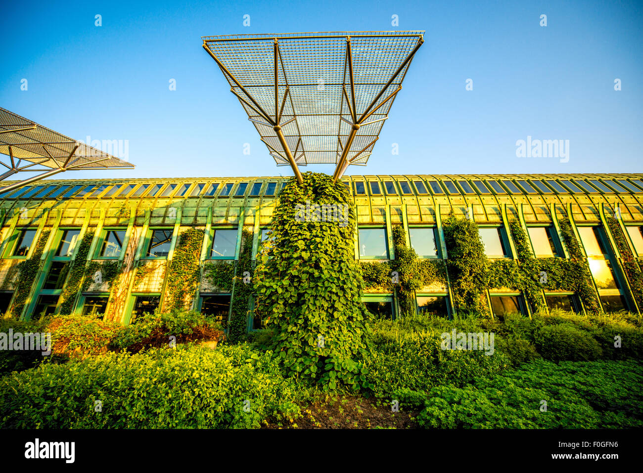 University of Warsaw library in Poland Stock Photo - Alamy