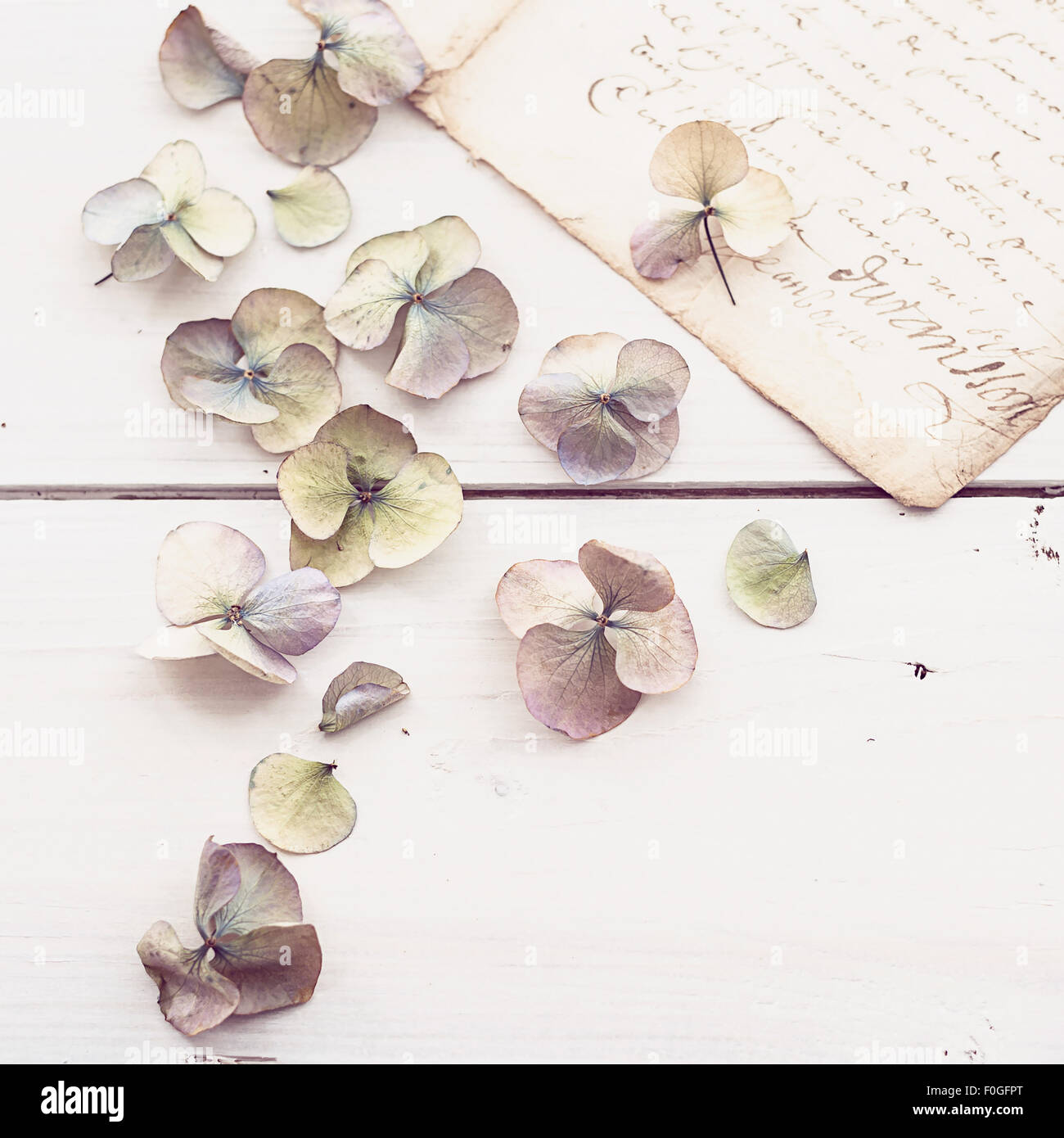 Letter faded hi-res stock photography and images - Alamy