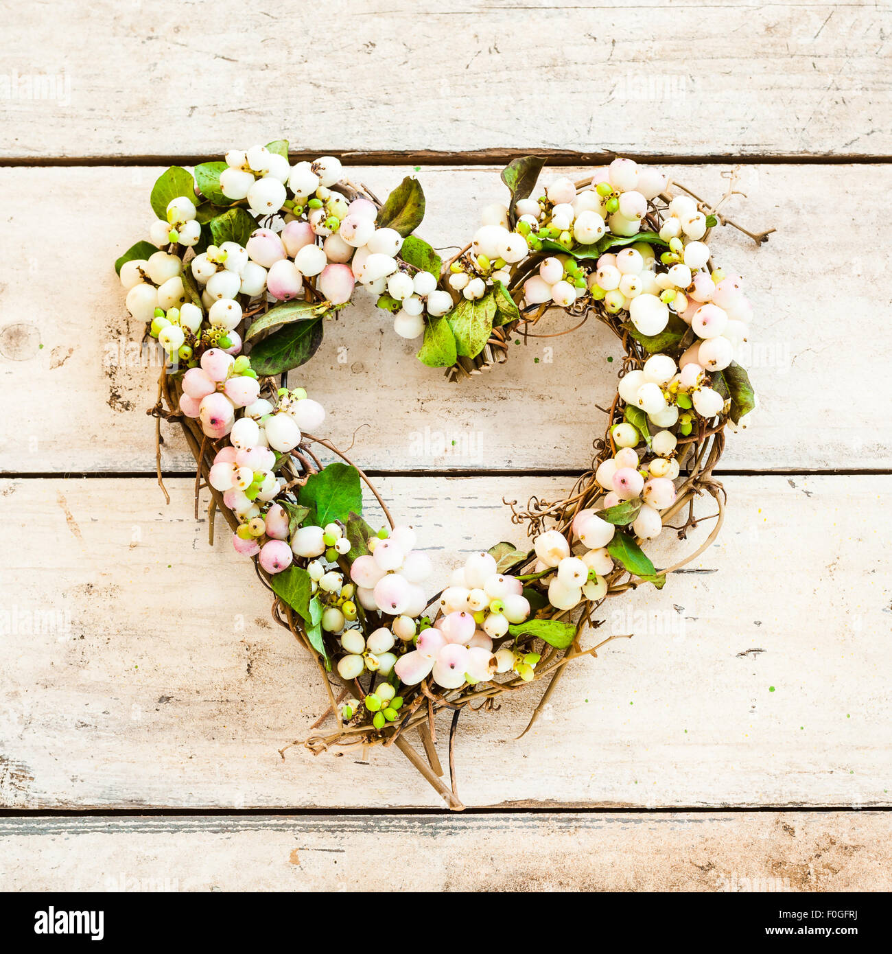 Heart shaped wreath hi-res stock photography and images - Alamy