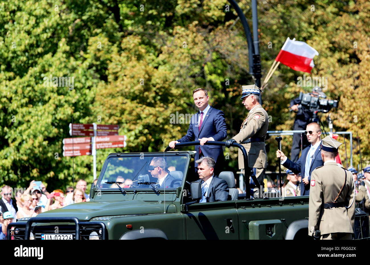 Polish President Andrzej Duda and Polish General Staff, General Mieczys ...