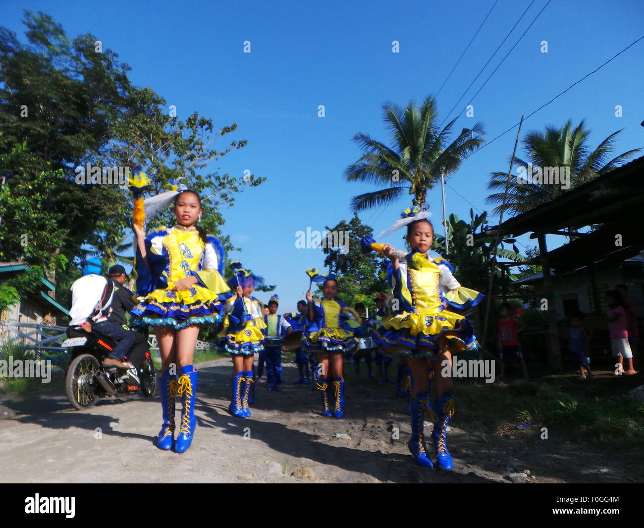 Philippines. 15th Aug, 2015. Kematu, a small scale gold mining village ...