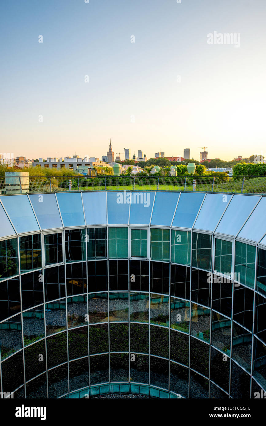 University of Warsaw library in Poland Stock Photo - Alamy