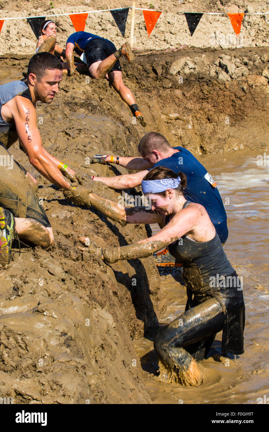 Mile mud obstacle course hi-res stock photography and images - Alamy