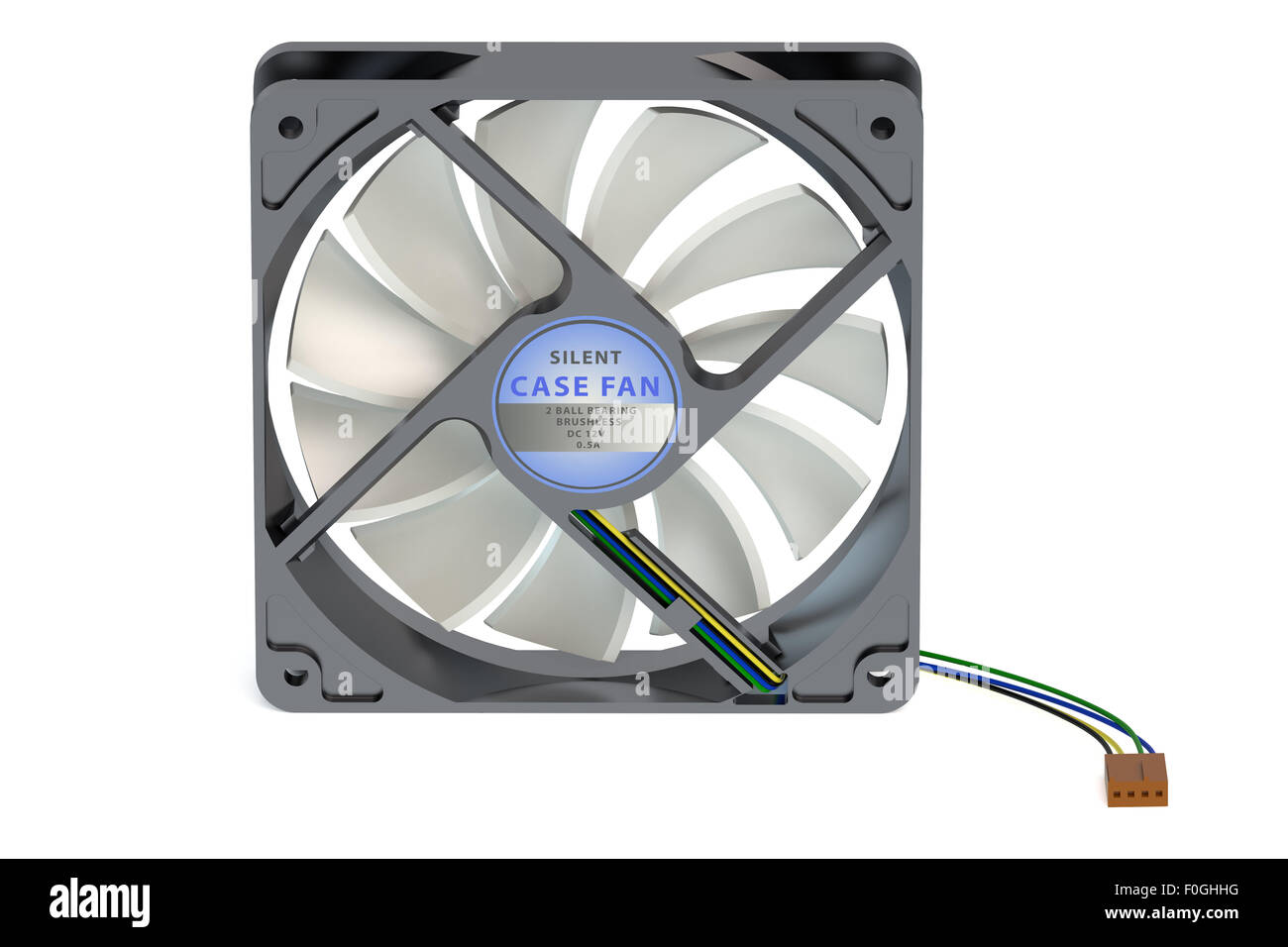 computer cooler isolated on white background Stock Photo - Alamy