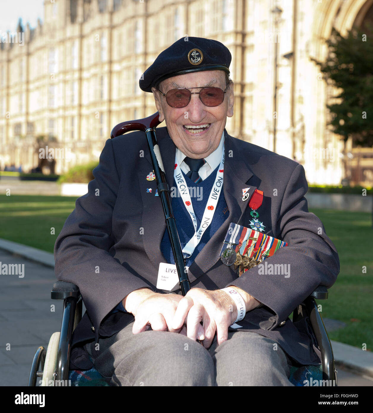 London, UK. 15th Aug, 2015. Robert Gale from Invasion Force Far East ...