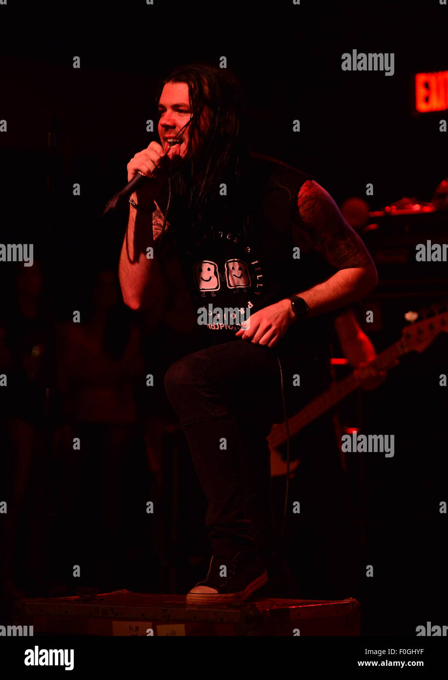 Rock band Saliva performs at Revolution Live Featuring: Bobby Amaru ...