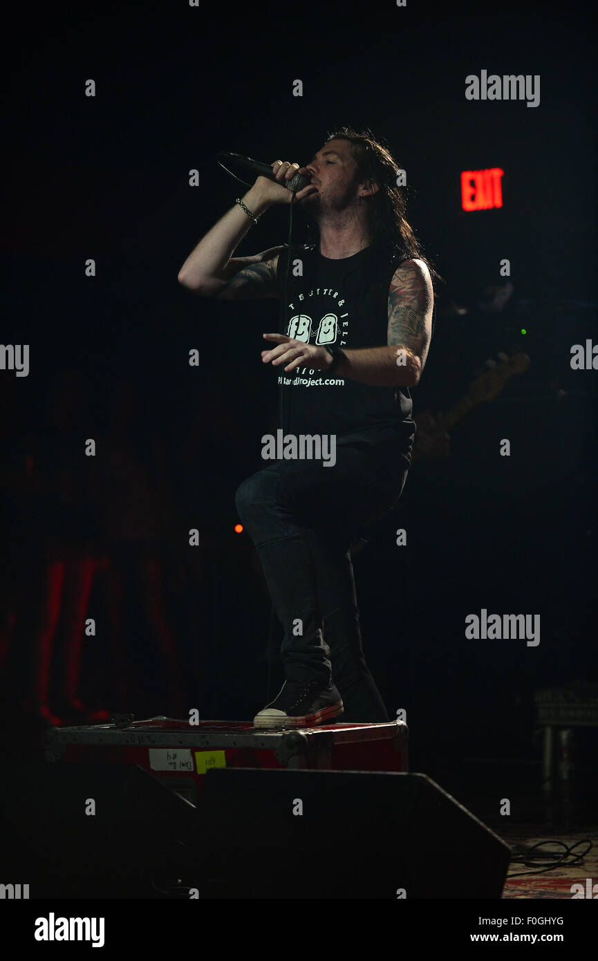 Rock band Saliva performs at Revolution Live Featuring: Bobby Amaru ...