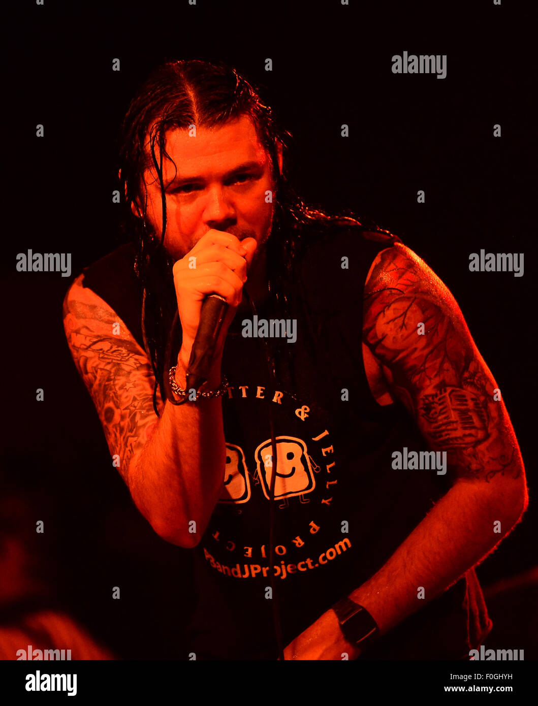 Rock band Saliva performs at Revolution Live Featuring: Bobby Amaru ...