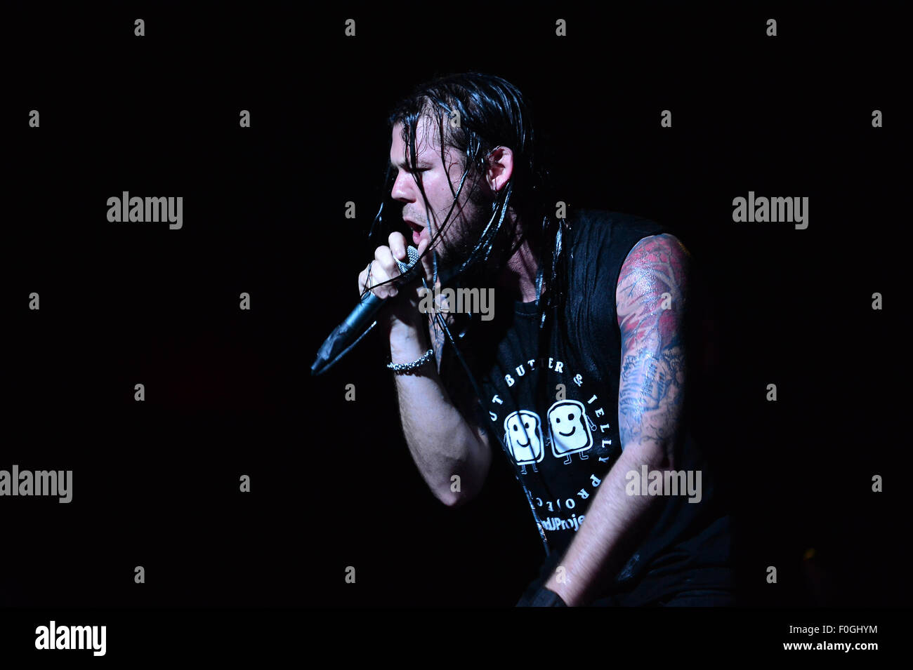 Rock band Saliva performs at Revolution Live Featuring: Bobby Amaru ...