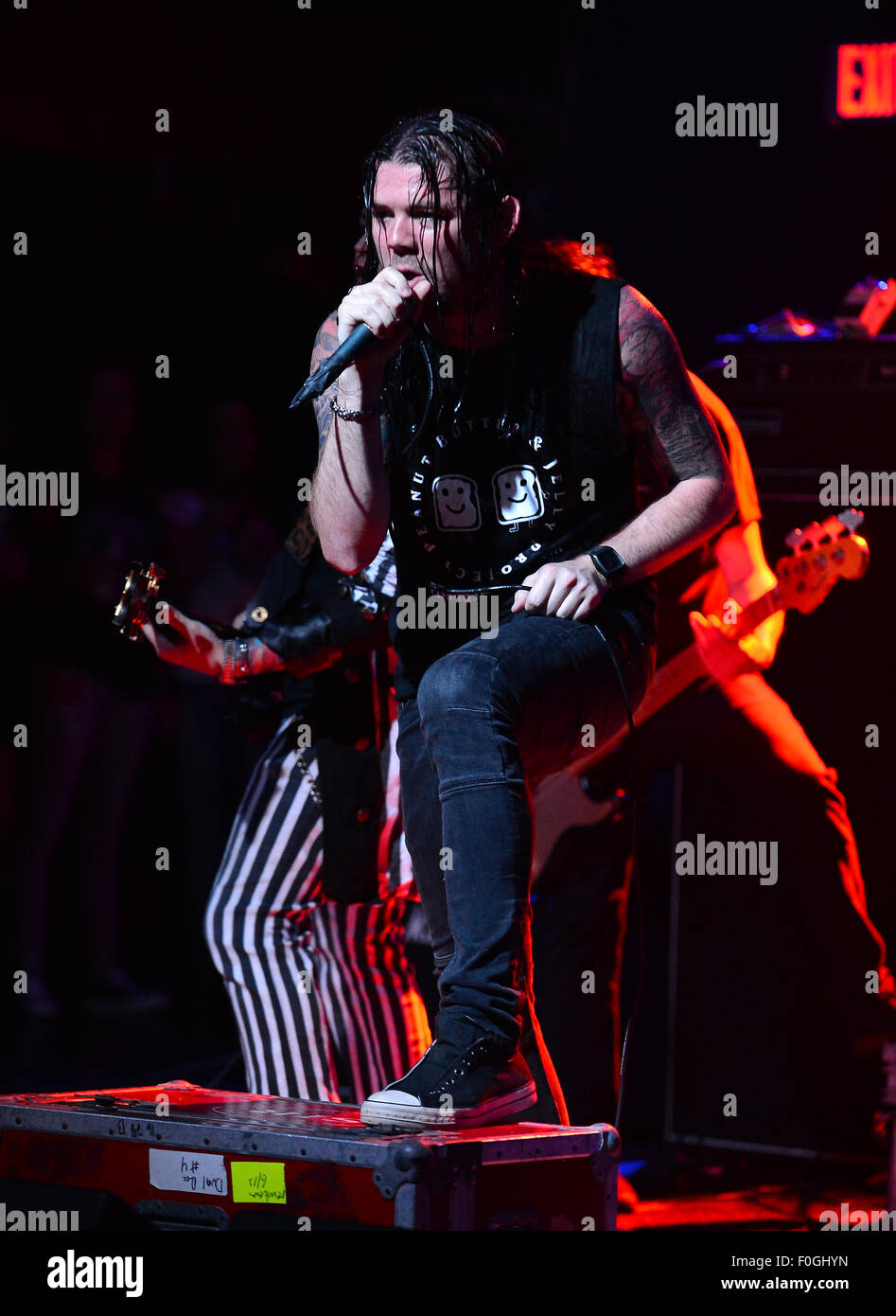 Rock band Saliva performs at Revolution Live Featuring: Bobby Amaru ...