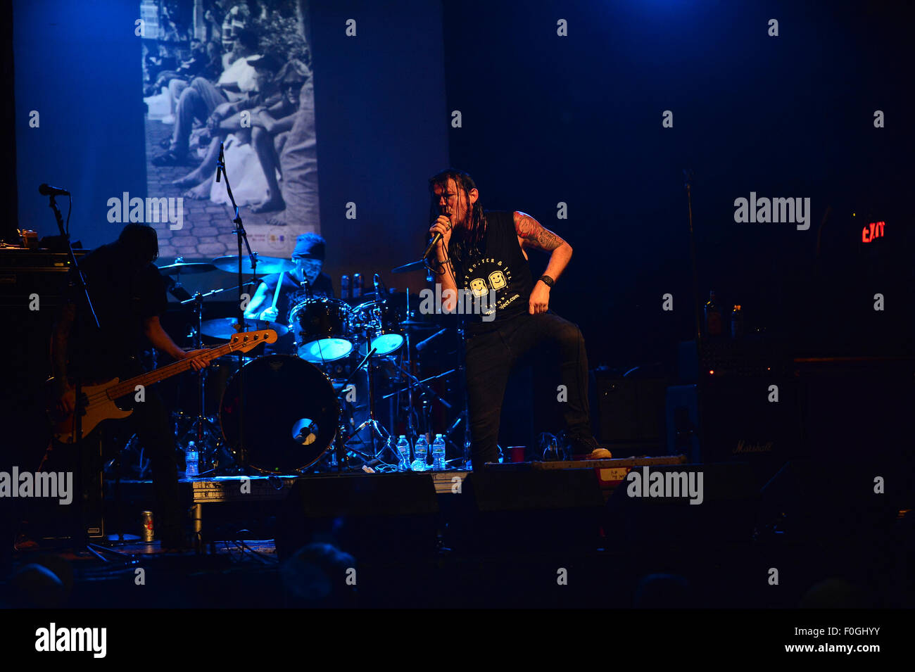 Rock band Saliva performs at Revolution Live Featuring: Bobby Amaru ...