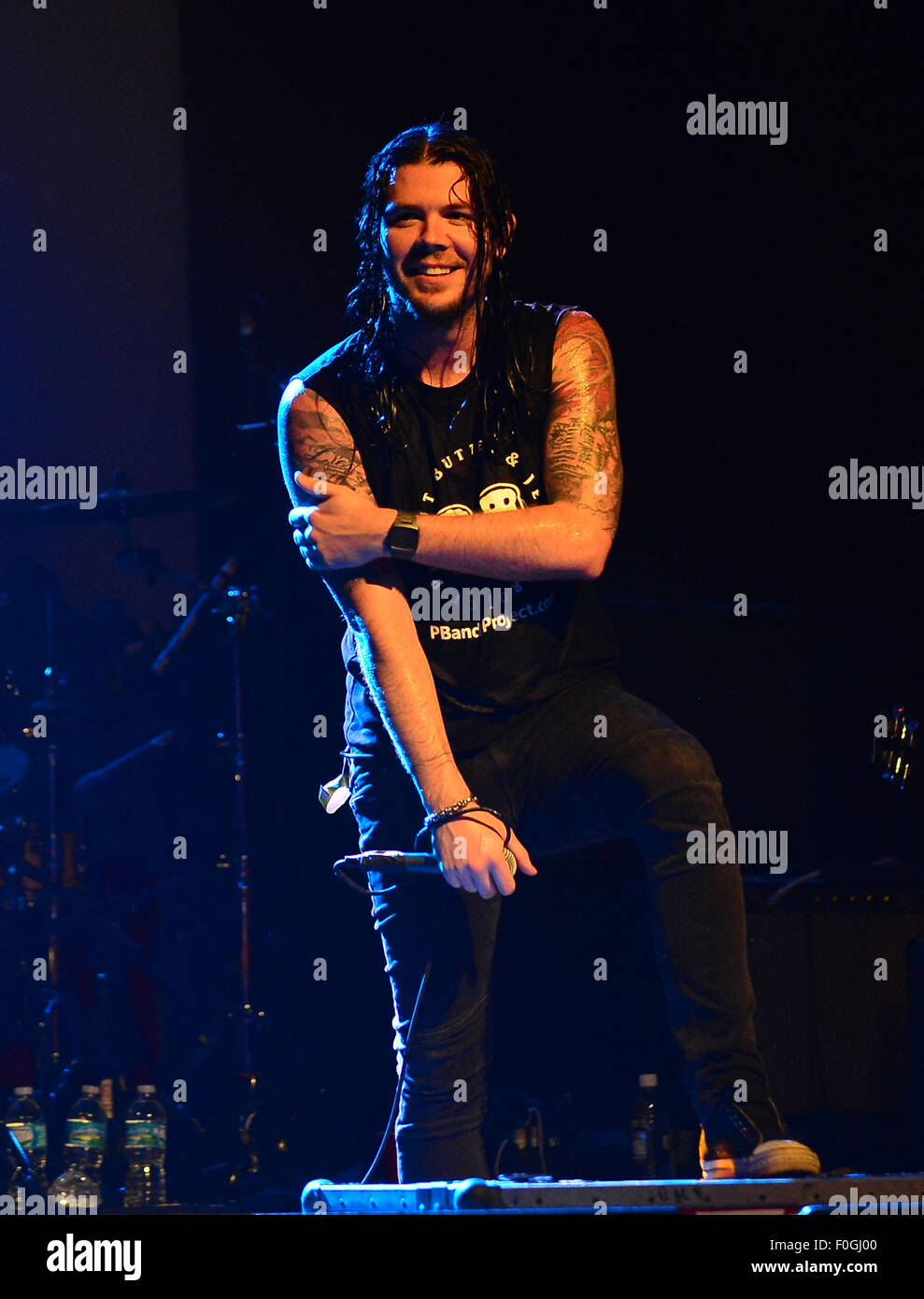 Rock band Saliva performs at Revolution Live Featuring: Bobby Amaru ...